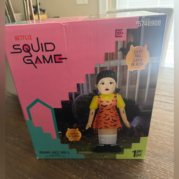 Other | Squid Game Younghee Doll Lights Up Inflatable 35 Ft Tall | Poshmark